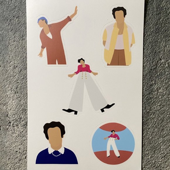 Harry Styles | Other | Harry Styles Sticker Sheet | Poshmark